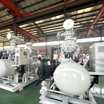 Ammonia refrigerant open screw compressor|Single motor refrigeration ...